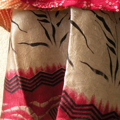 E518 Vintage Silk Magic 36" Length Long Wrap Skirt Halter Tube Maxi Dress + Dvd on Luulla